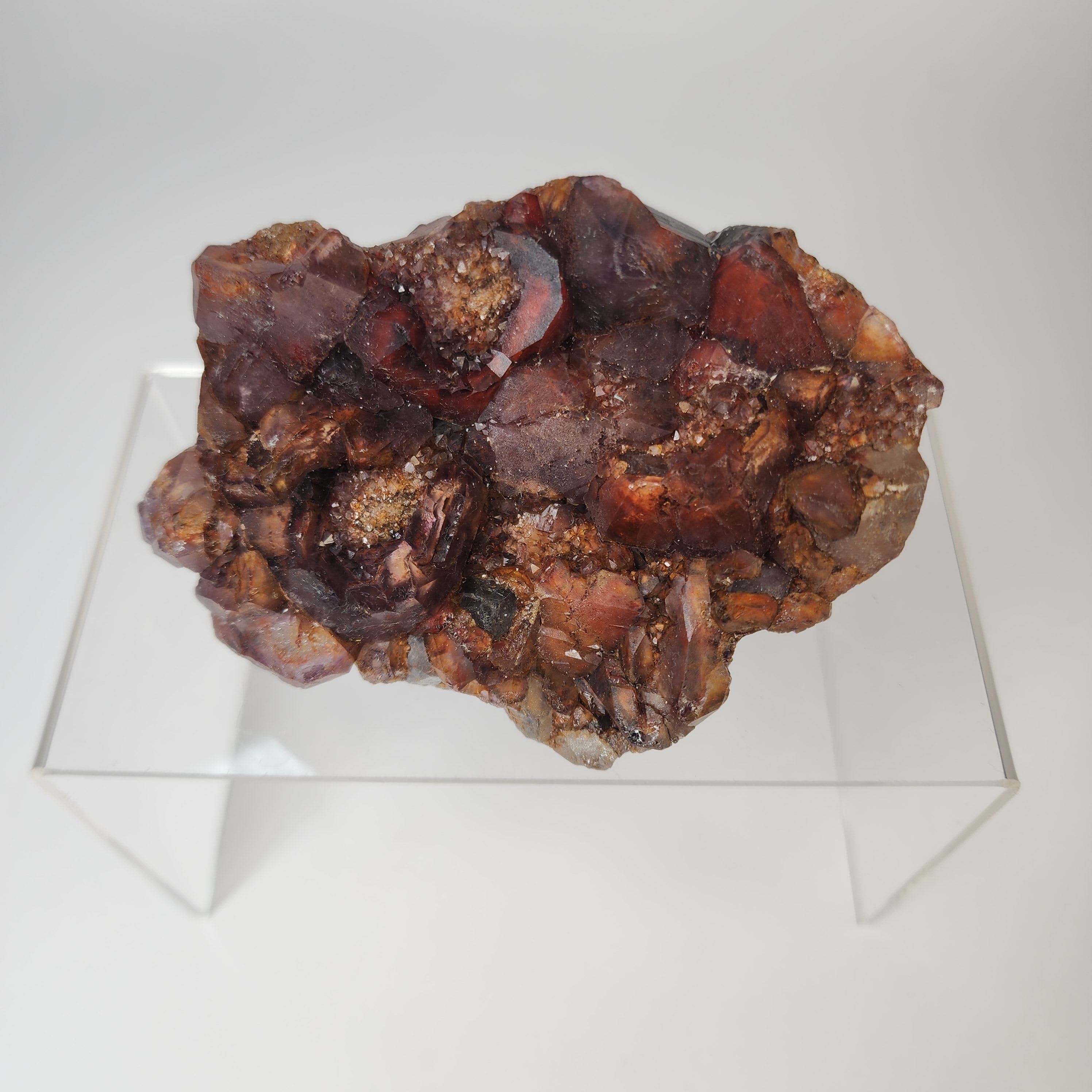 Alien Amethyst - aka Hematite Included Amethyst Elestials from Hyderab ...