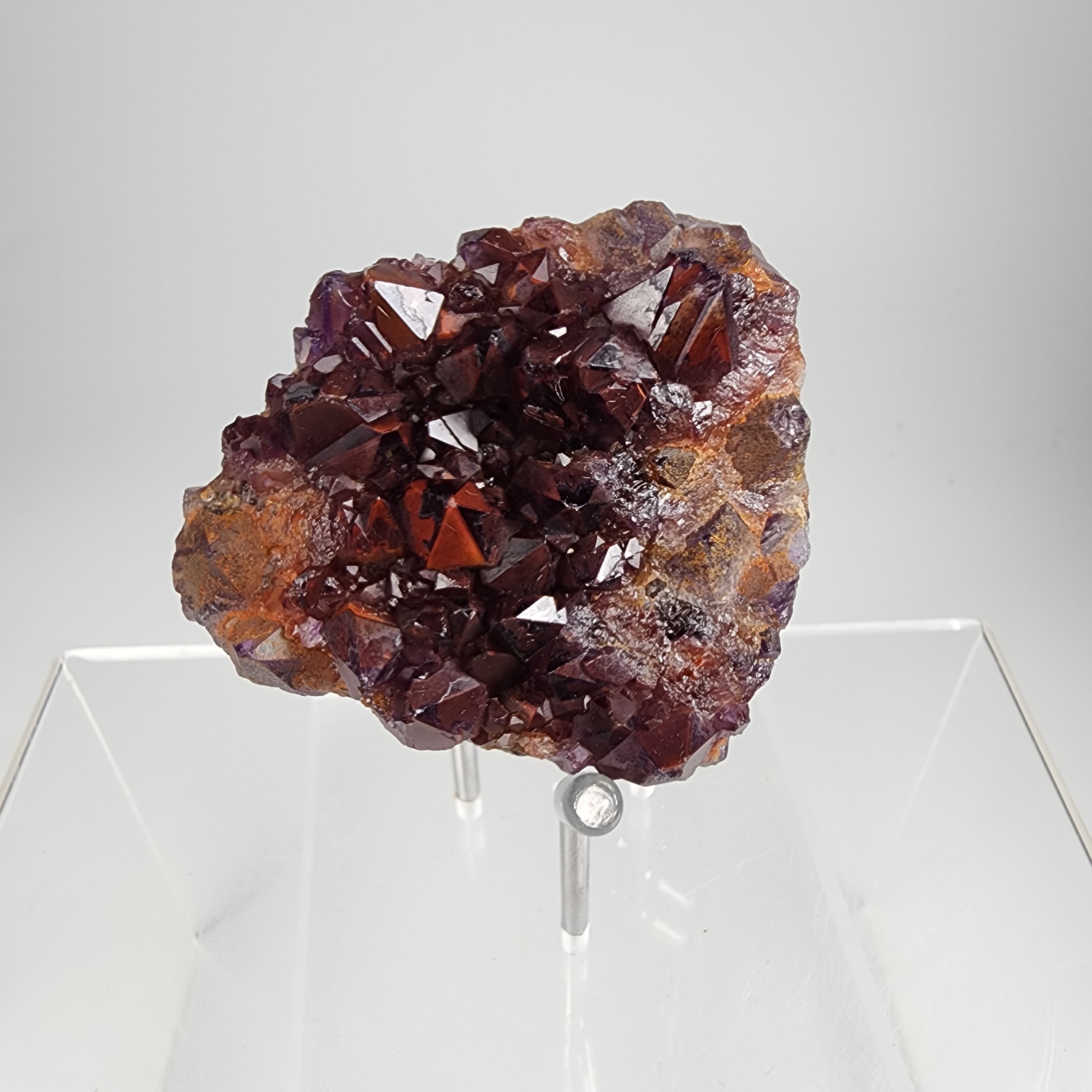 Alien Amethyst - aka Hematite Included Amethyst Elestials from Hyderab ...